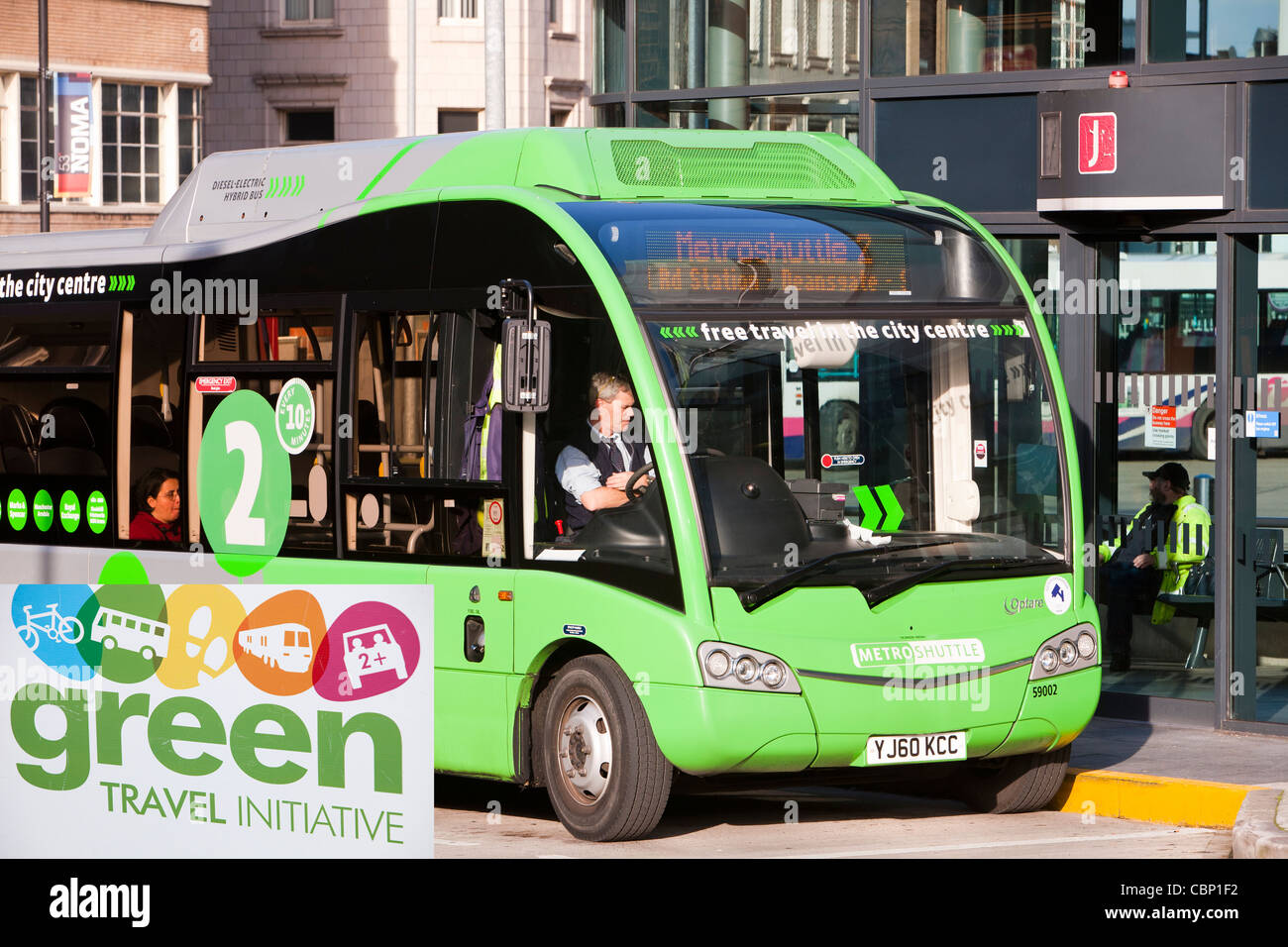 Manchester free bus hi-res stock photography and images - Alamy