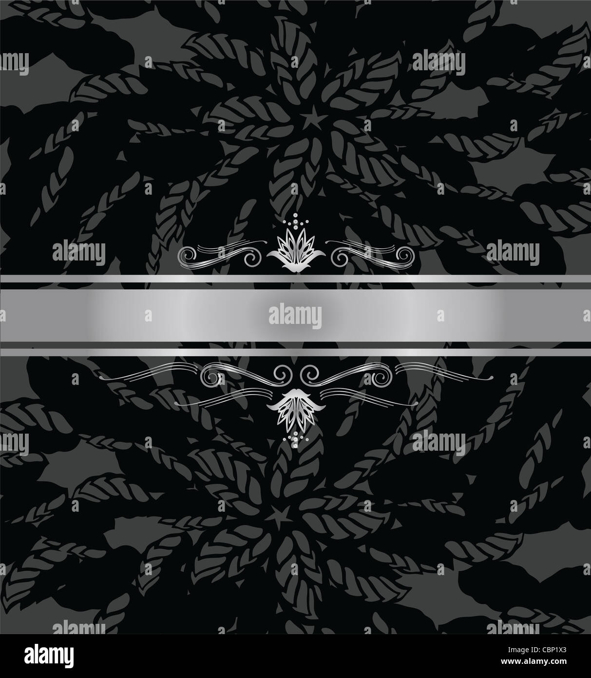 Luxury black and silver book cover Stock Photo - Alamy