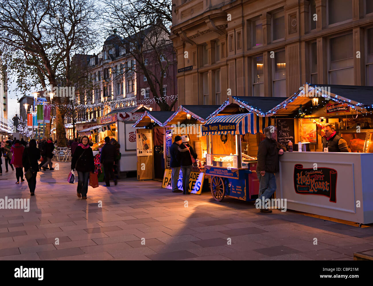 Cardiff christmas market hi-res stock photography and images - Alamy