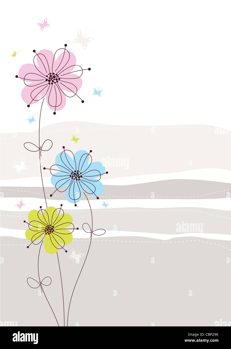 Light Colour Flower Background