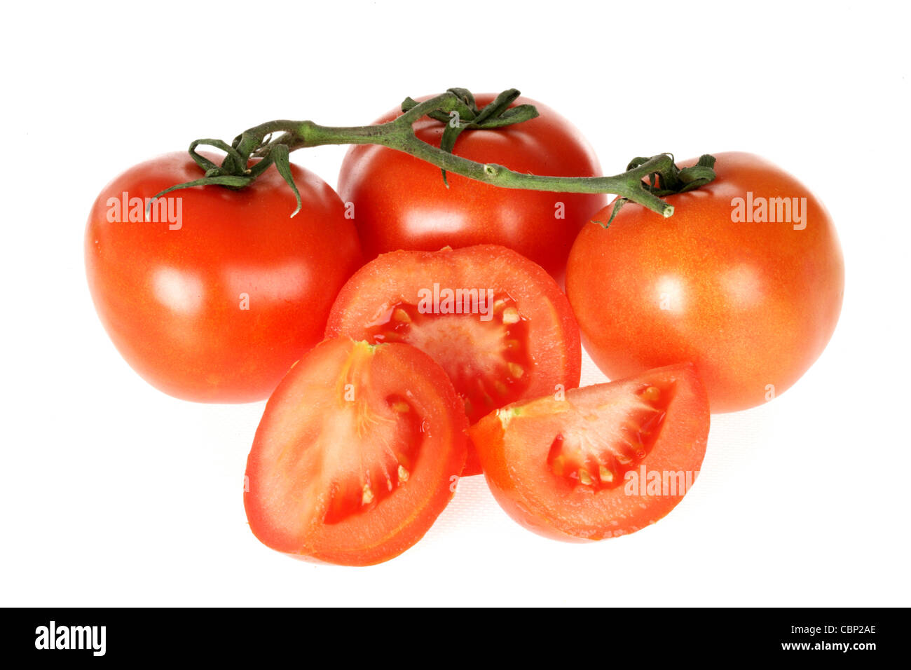 Vine harvested tomatoes hi-res stock photography and images - Alamy
