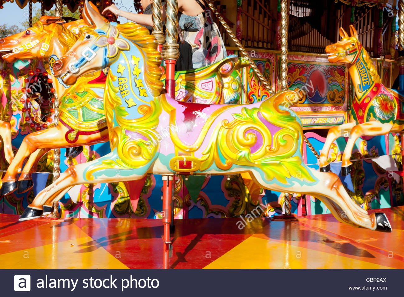 Fun Fair Gallopers High Resolution Stock Photography and Images - Alamy