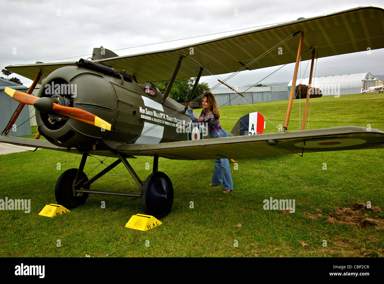 DeHavilland DH5 scout plane George Hood Aviation Museum New Zealand ...