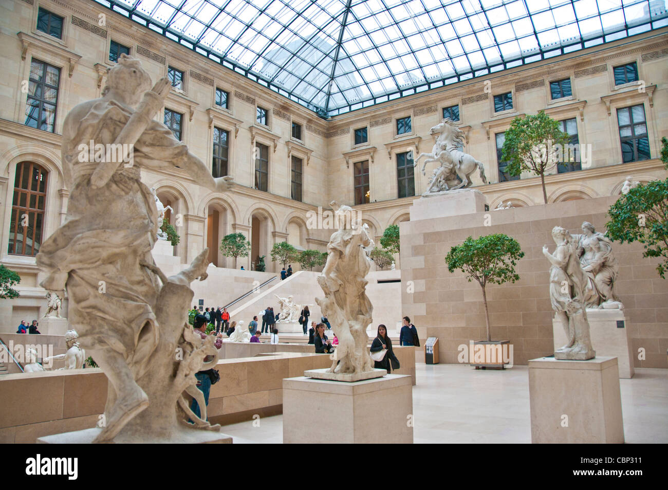 Louvre museum Paris France Stock Photo - Alamy