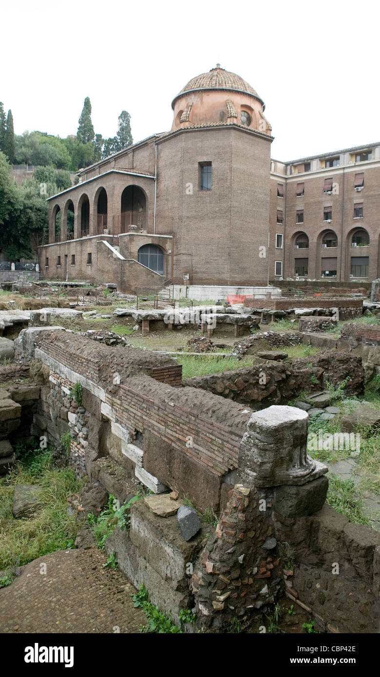 Ancient in Rome. Day. Remains Stock Photo - Alamy