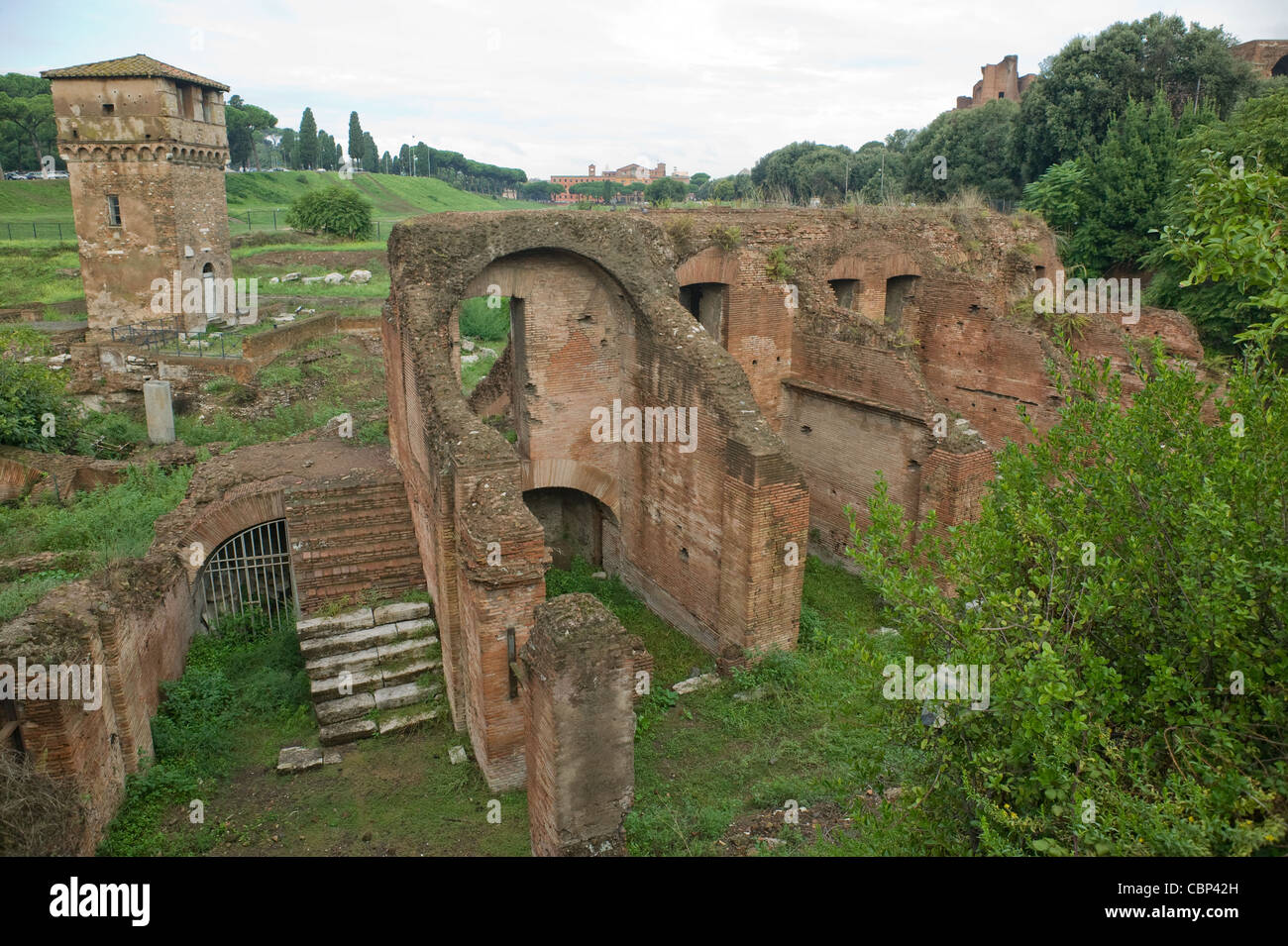 Ancient in Rome. Day. Remains Stock Photo - Alamy