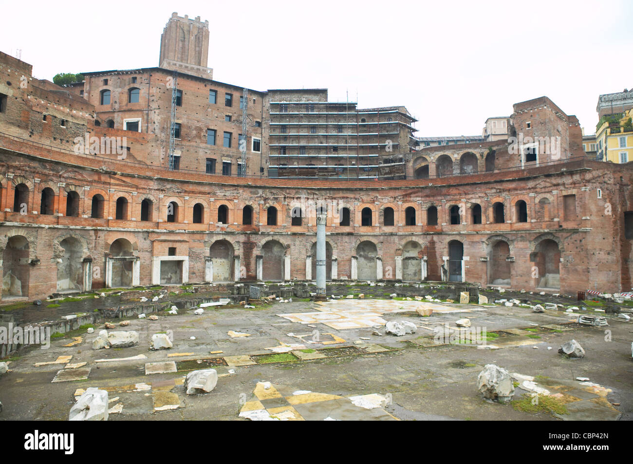Ancient in Rome. Day. Remains Stock Photo - Alamy