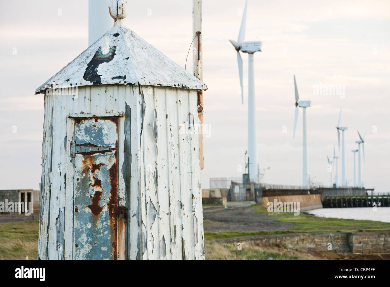 Blyth harbour wind farm hi-res stock photography and images - Alamy