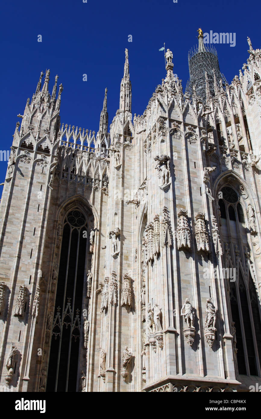 Duomo di Milano gothic cathedral church, Milan, Italy Stock Photo - Alamy