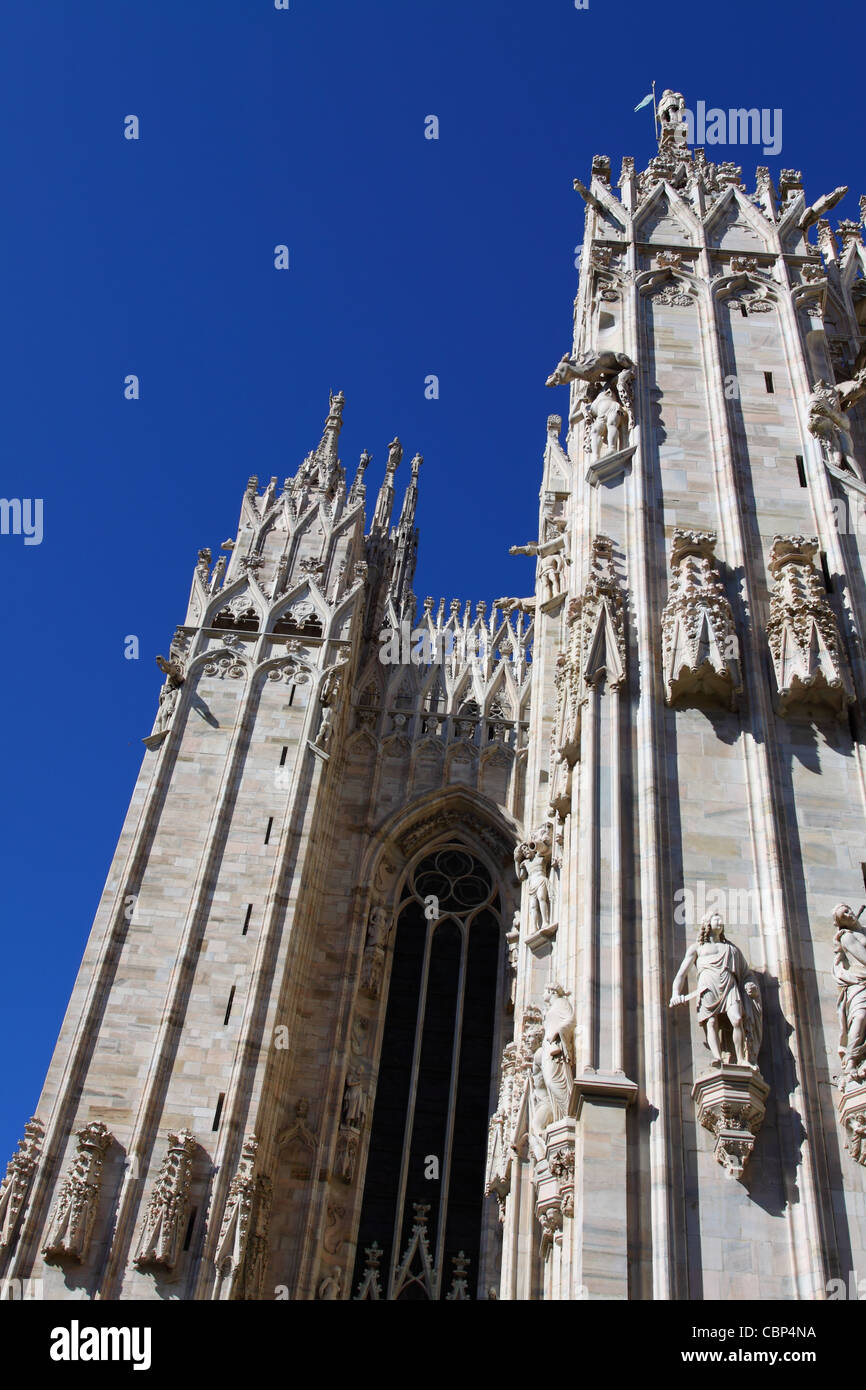 Duomo di Milano gothic cathedral church, Milan, Italy Stock Photo - Alamy
