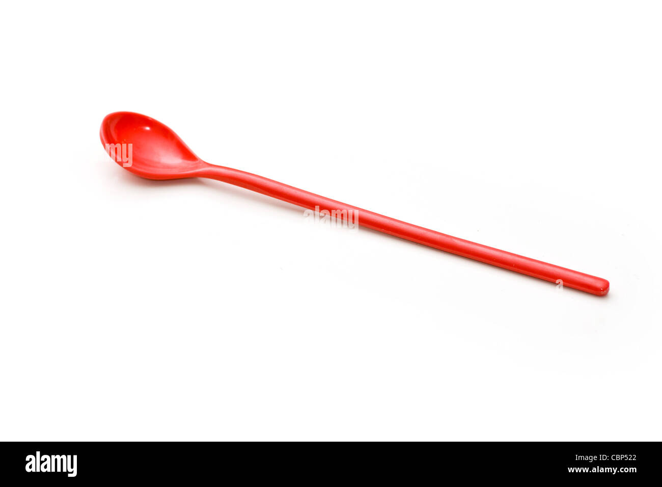Red plastic spoon Cut Out Stock Images & Pictures - Alamy
