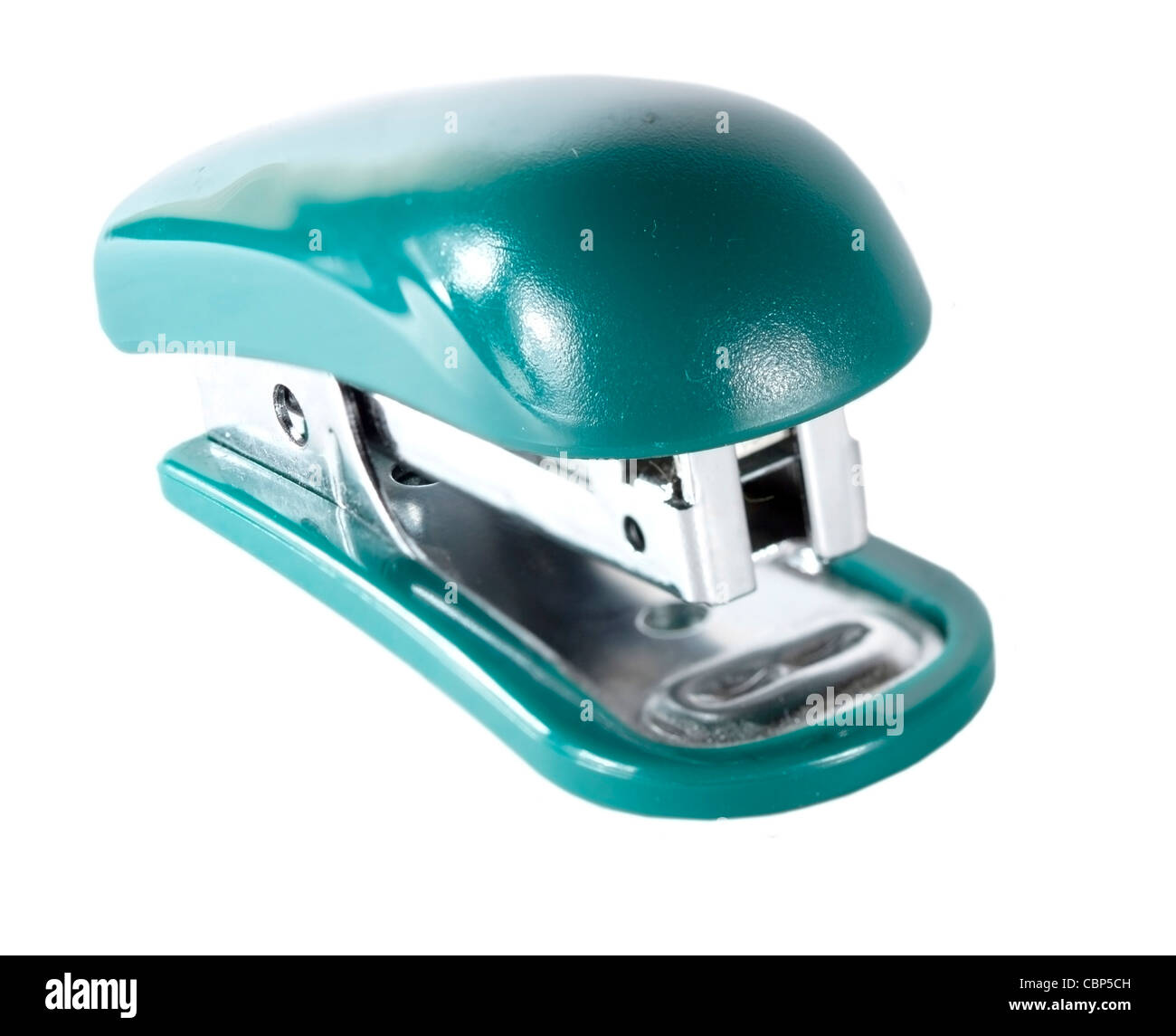 Green stapler Cut Out Stock Images & Pictures - Alamy