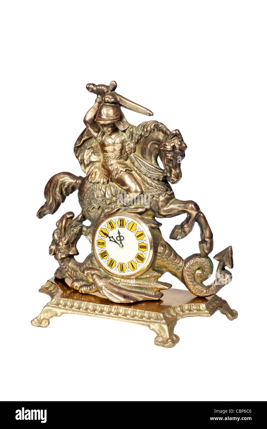 Old classic clock bronze hi-res stock photography and images - Alamy