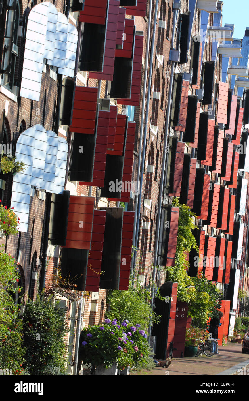 House architecture in Amsterdam Stock Photo - Alamy