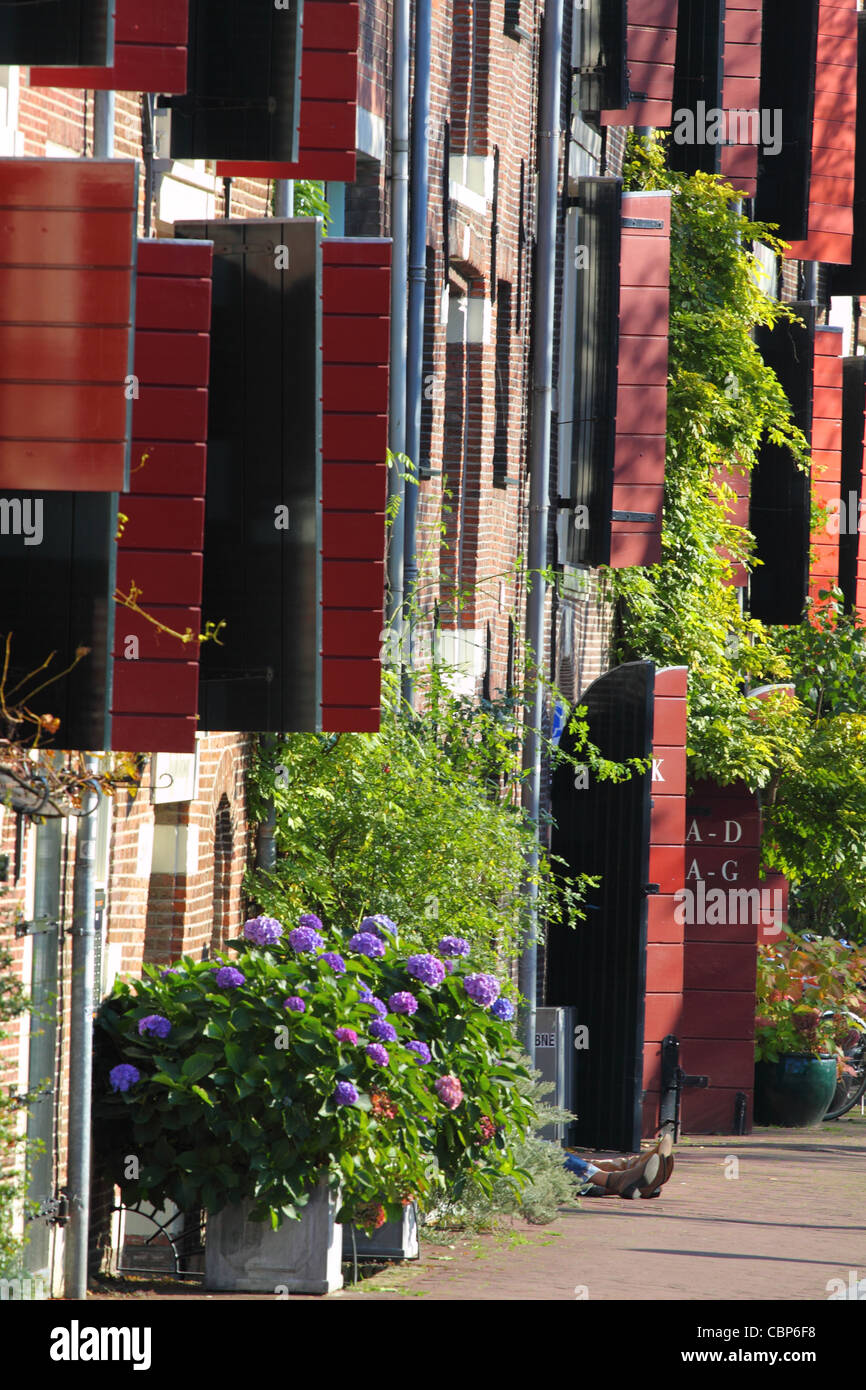 House architecture in Amsterdam Stock Photo - Alamy