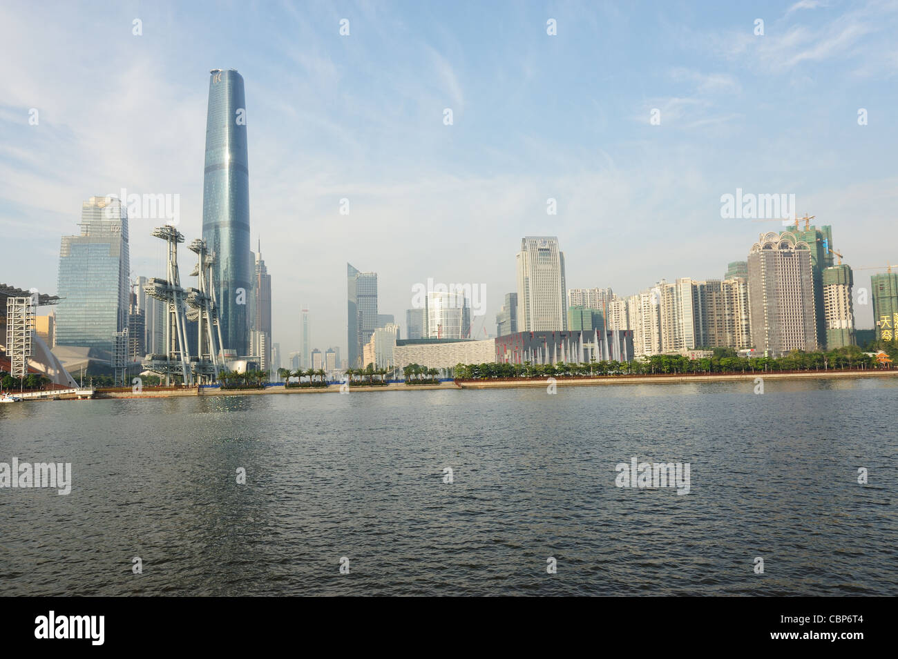 Zhujiang River landscape in Guangzhou city, Guangdong province, China Stock Photo - Alamy