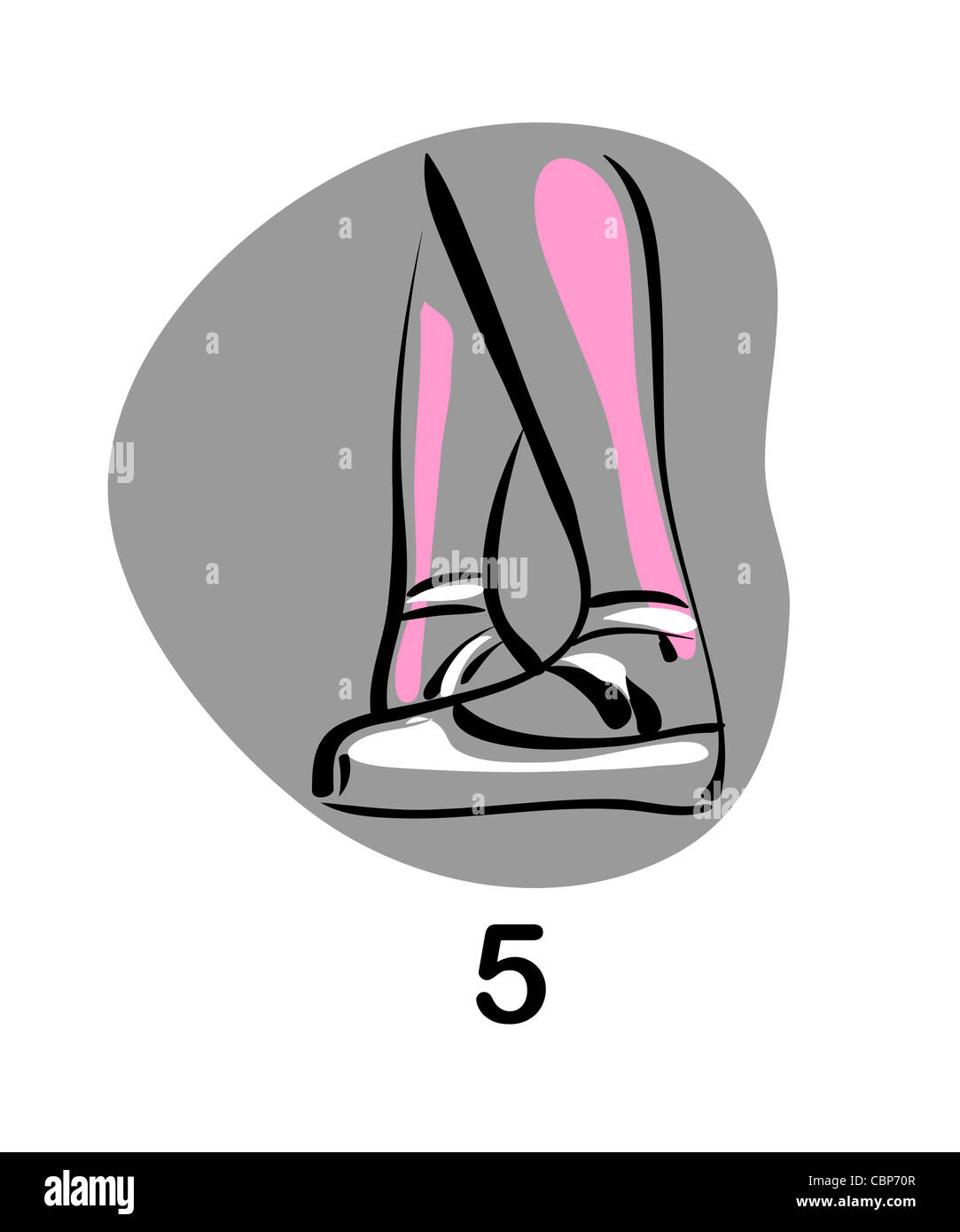 Ballet feet position Stock Photo - Alamy