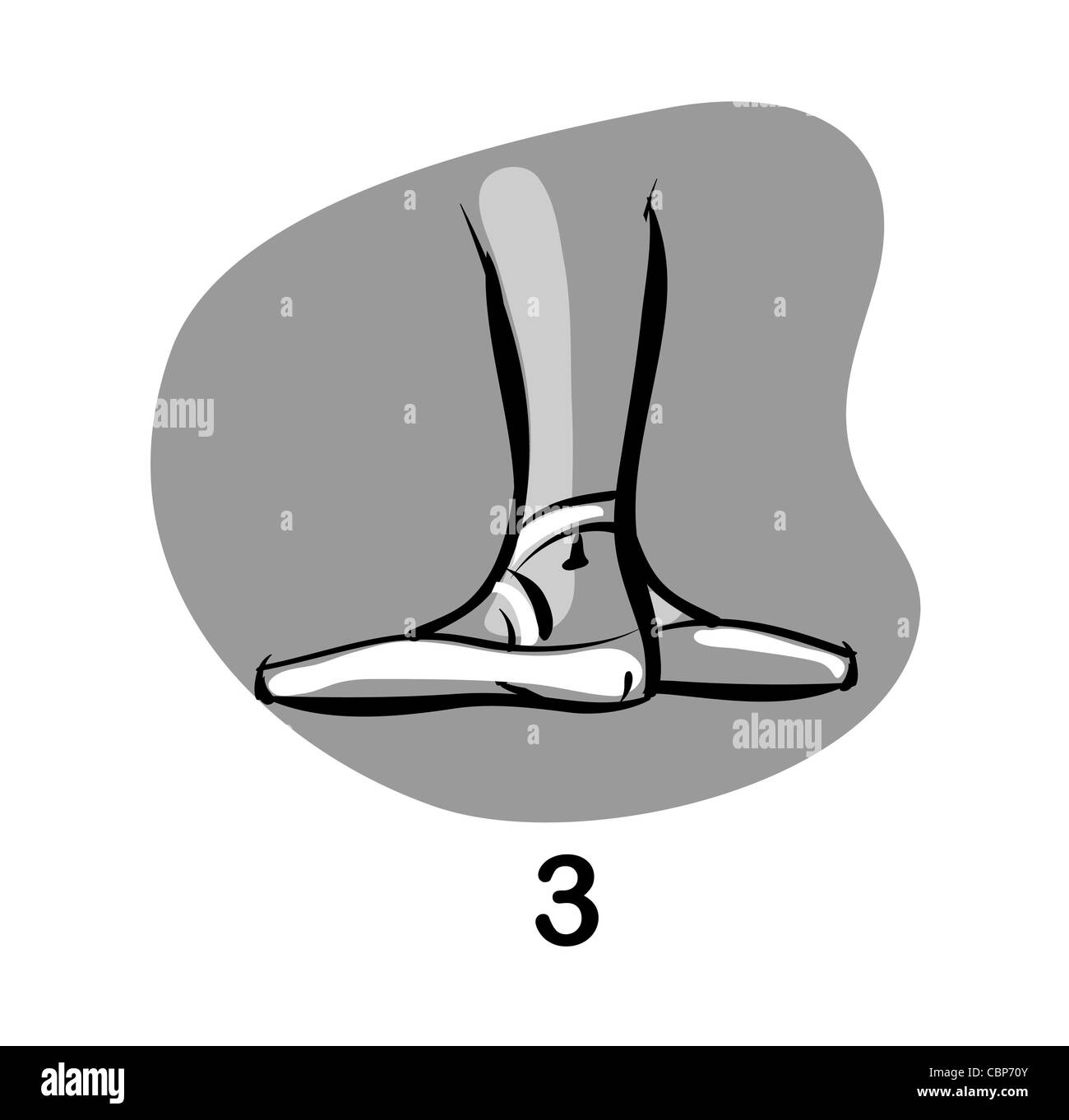 Ballet feet position Stock Photo - Alamy