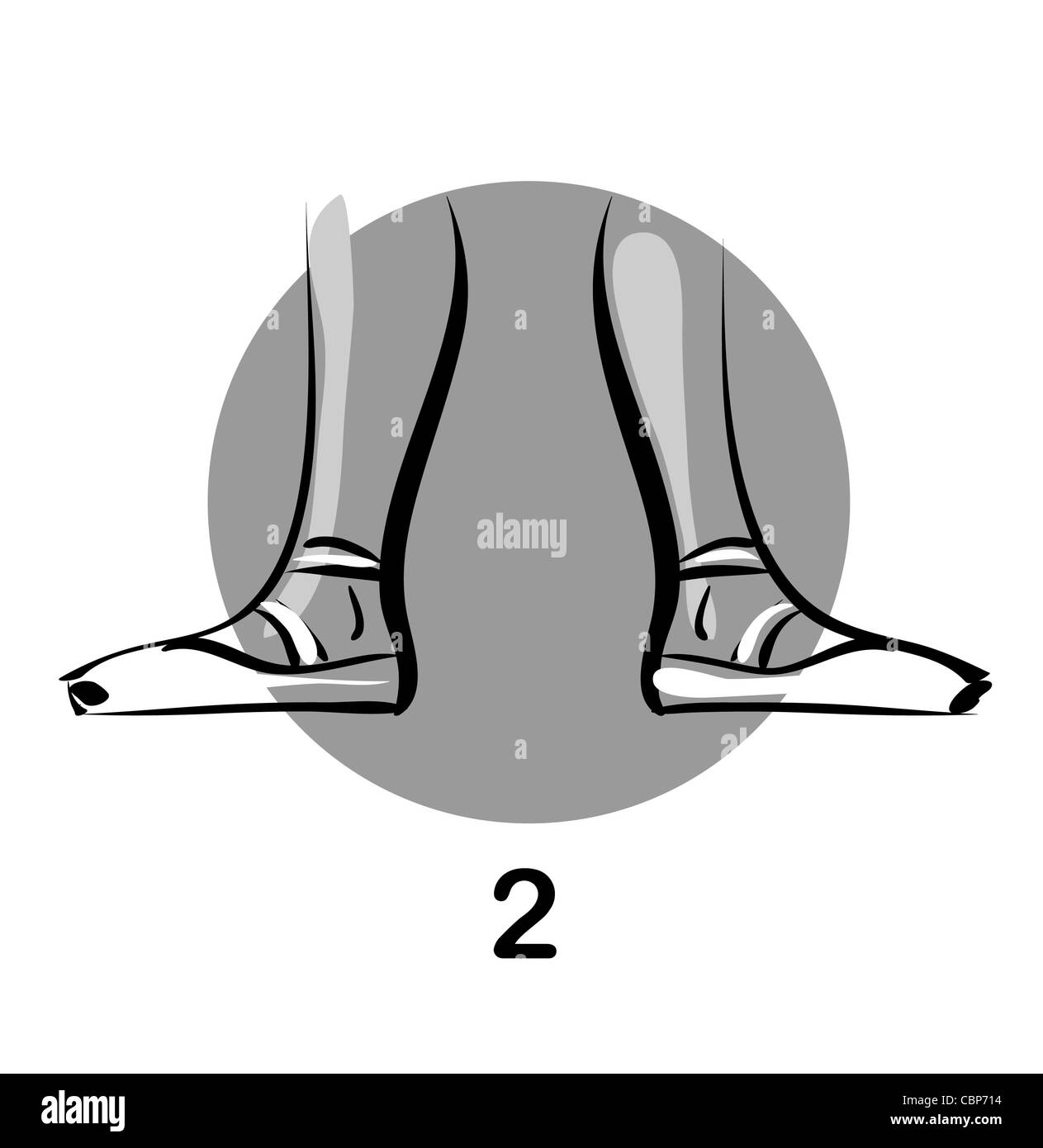 Ballet feet position Stock Photo - Alamy