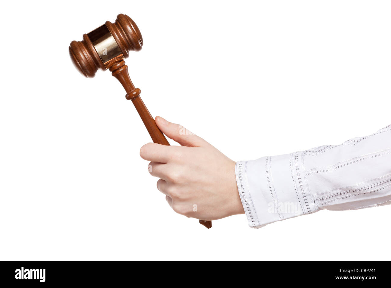 Gavel hitting hi-res stock photography and images - Alamy