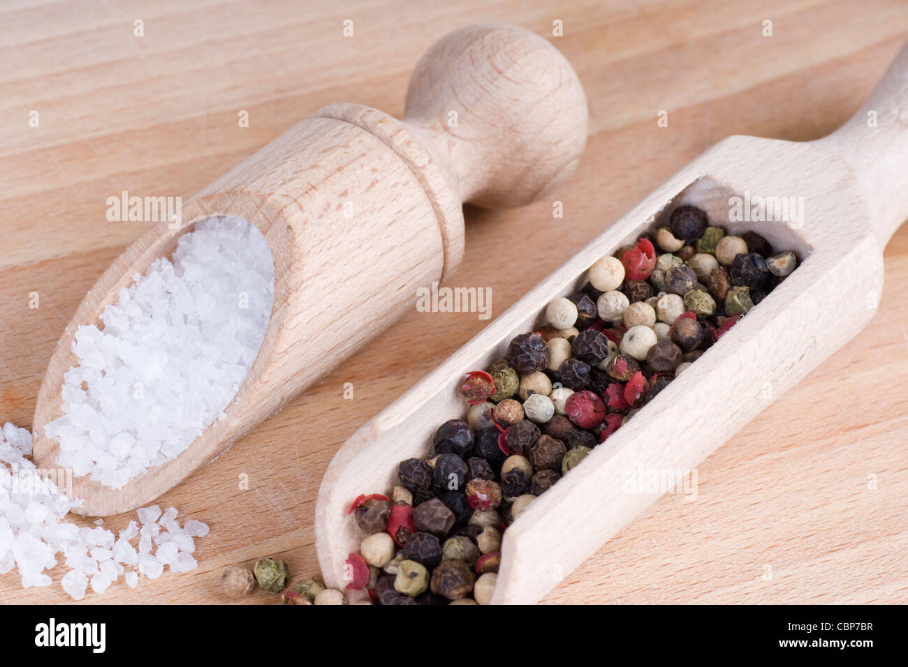 sea salt and pepper Stock Photo - Alamy