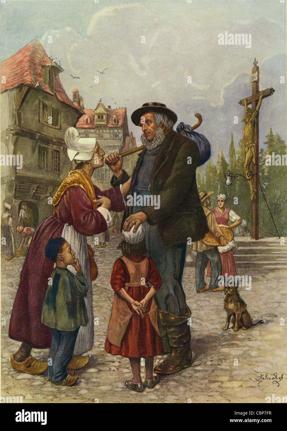 Mr Peggotty from "David Copperfield Stock Photo - Alamy