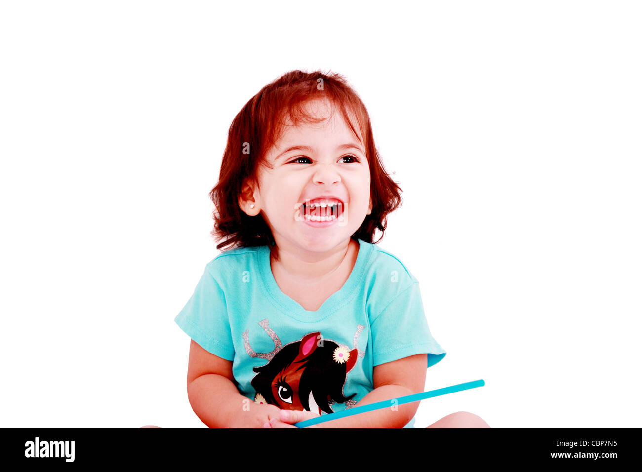 Happy little girl portrait Stock Photo - Alamy