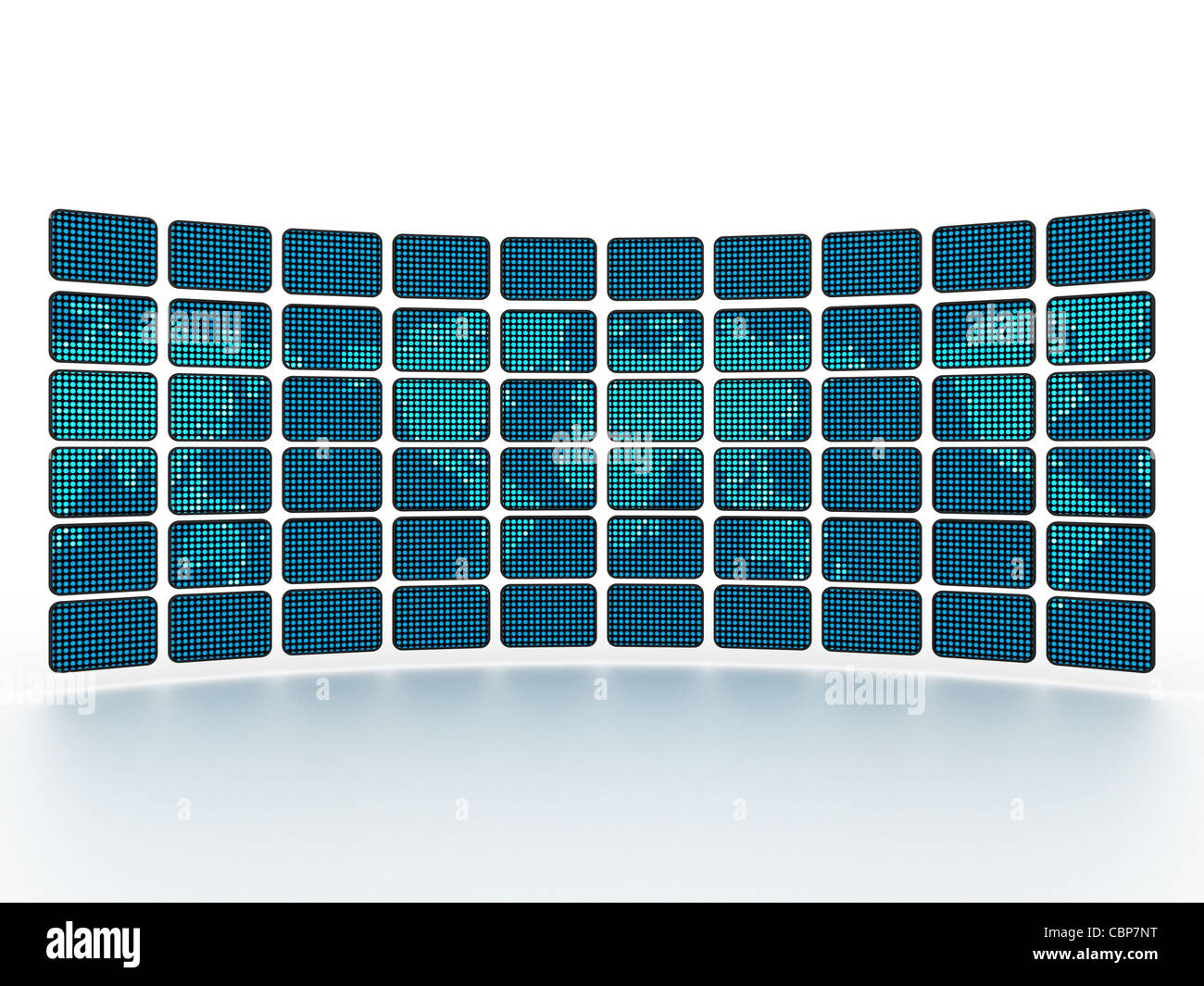 World map on digital tv wall Stock Photo - Alamy