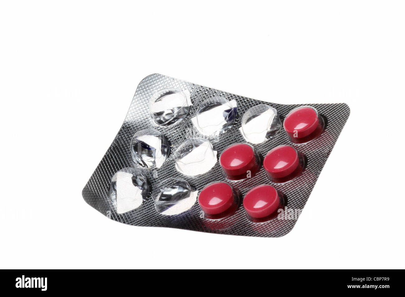 Pill capsule tablet package Cut Out Stock Images & Pictures - Alamy