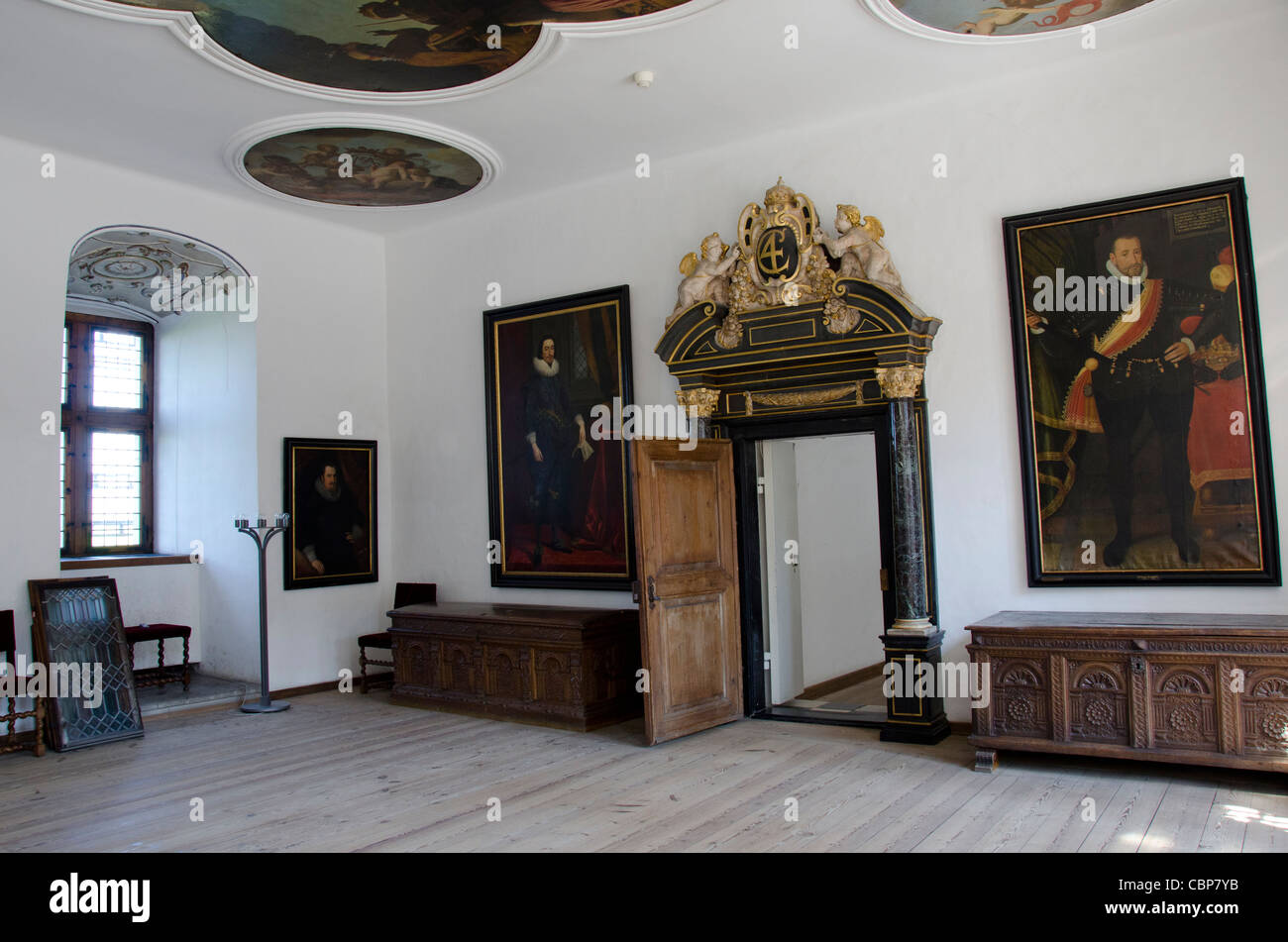 Denmark, Helsingoer. Kronborg Castle (aka Kronborg Slot). UNESCO World ...