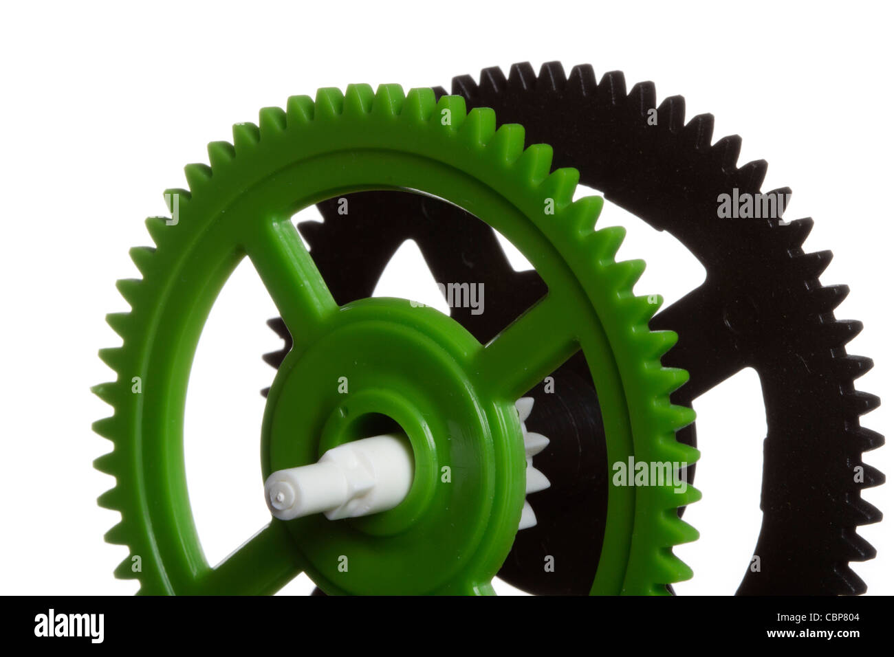 Gears on white background Stock Photo - Alamy