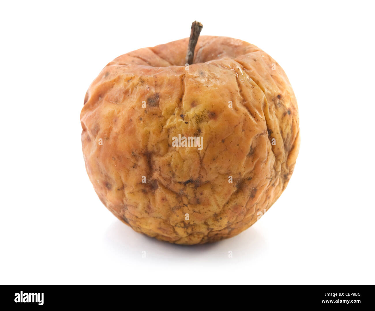 rotten apple isolated on white background Stock Photo - Alamy
