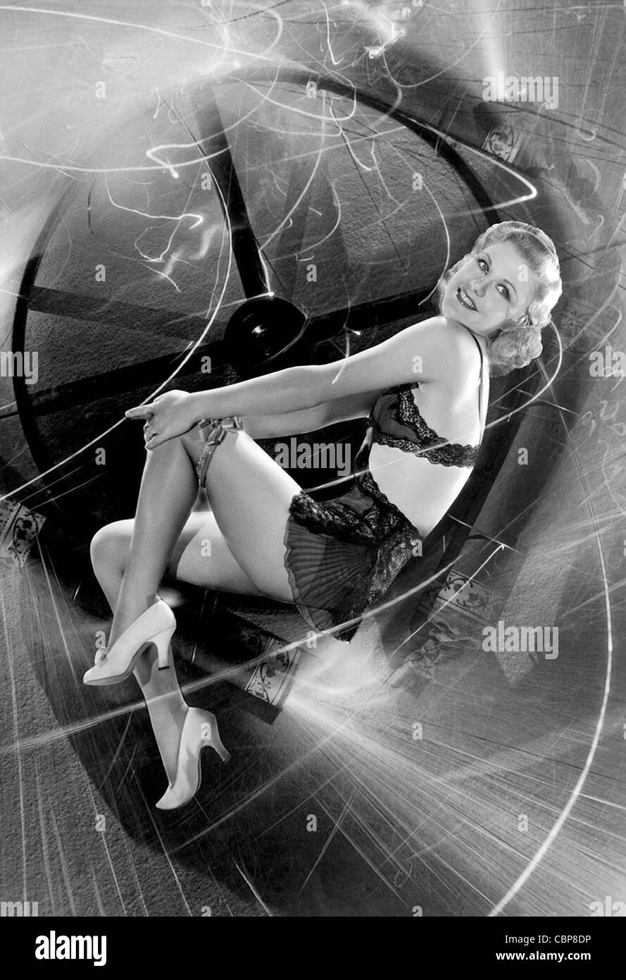 Ginger Rogers (July 16, 1911 – April 25, 1995) American actress, dancer, and singer Stock Photo ...