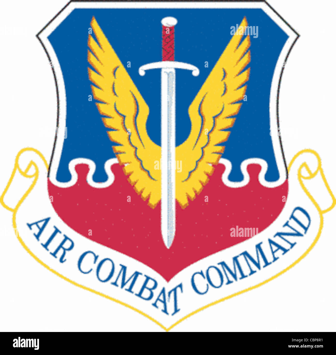 The Air Combat Command shield is the emblem of a U.S. Air Force unit ...