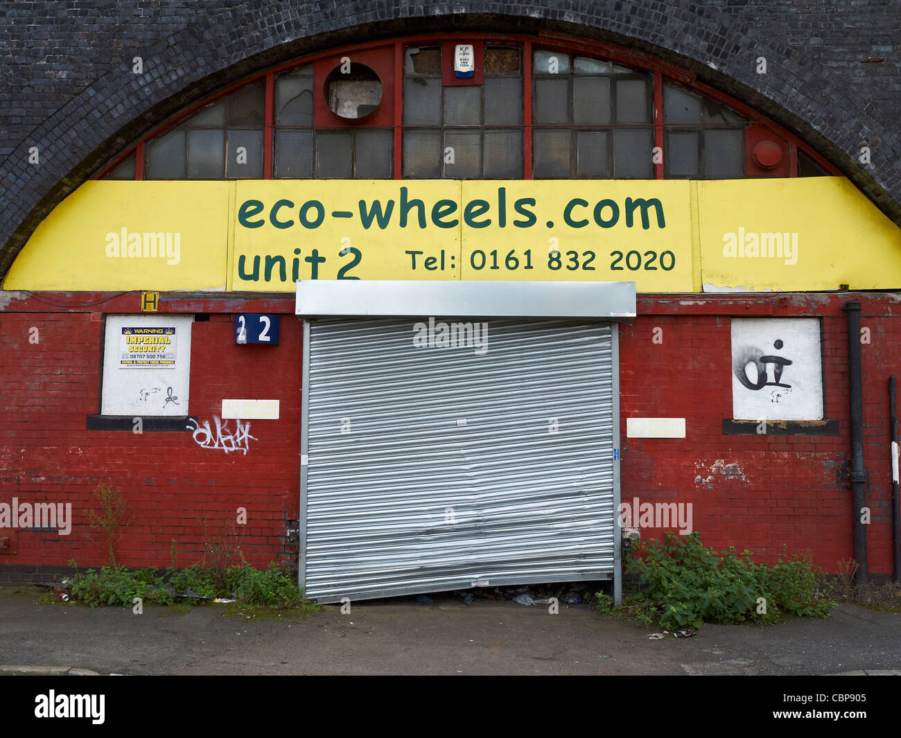 Lock up archway urban industrial vertical england shut closed down hi ...