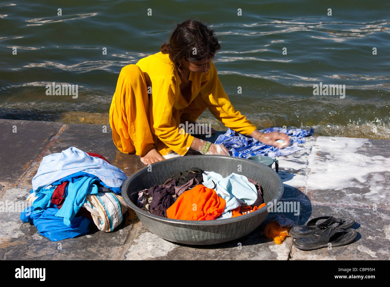 Indian girl squatting hi-res stock photography and images - Alamy