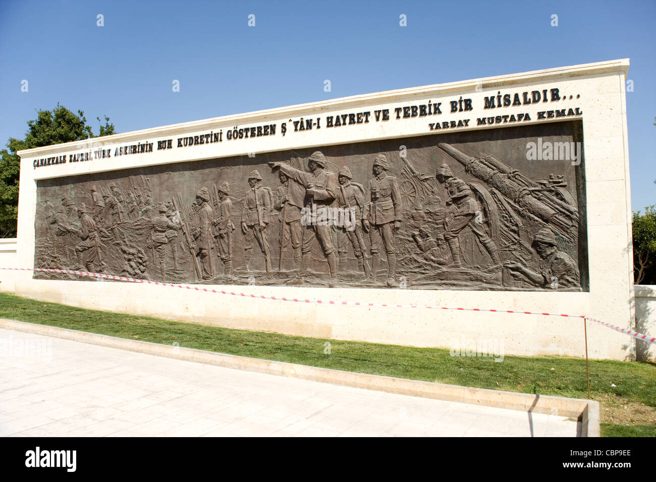 The Turkish 57th Infantry Regiment Memorial on Sari Bair Ridge, Anzac ...