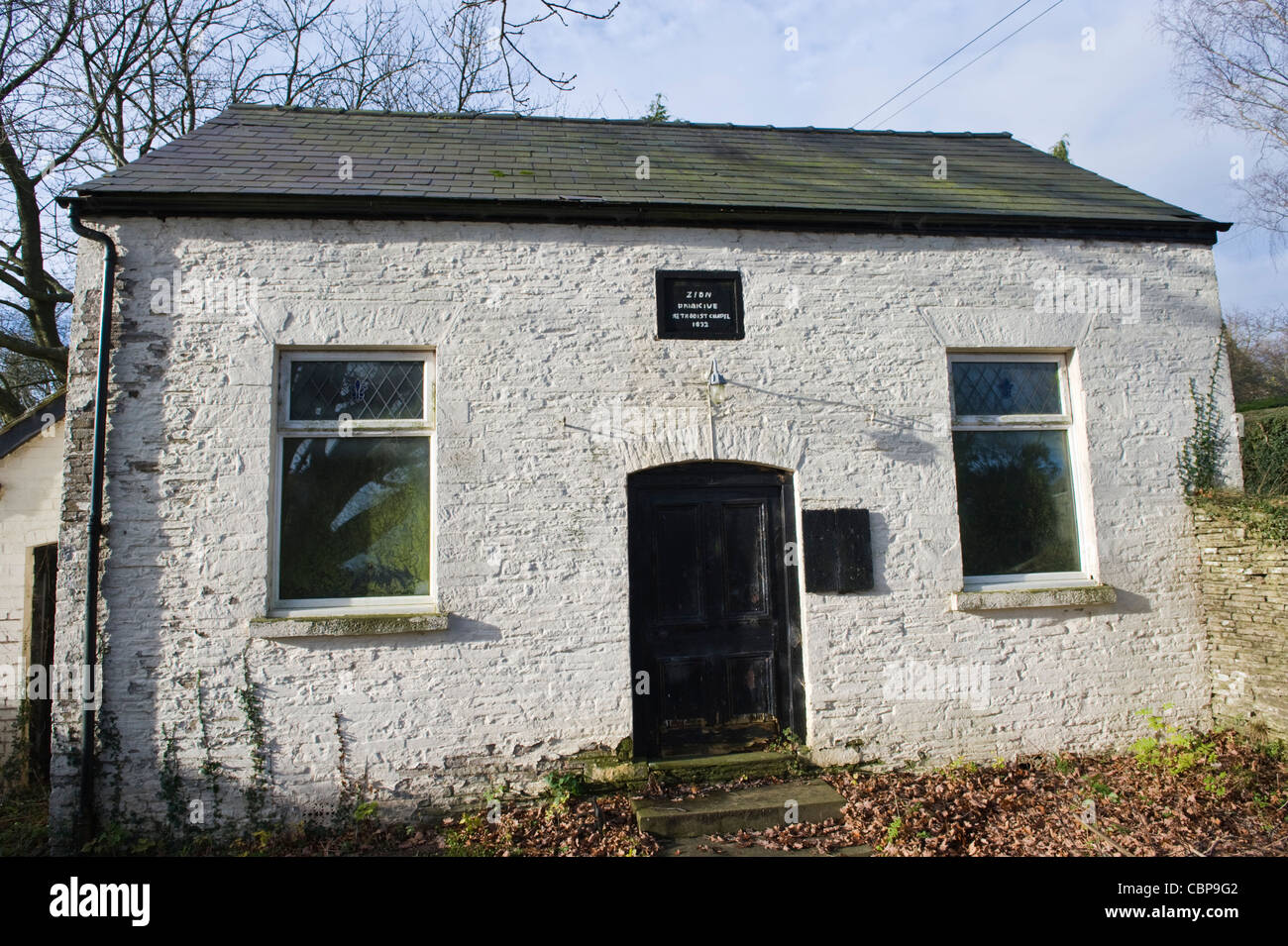 Former Zion Primitive Methodist Chapel dated 1832 disused and for sale at Newton St Margarets ...