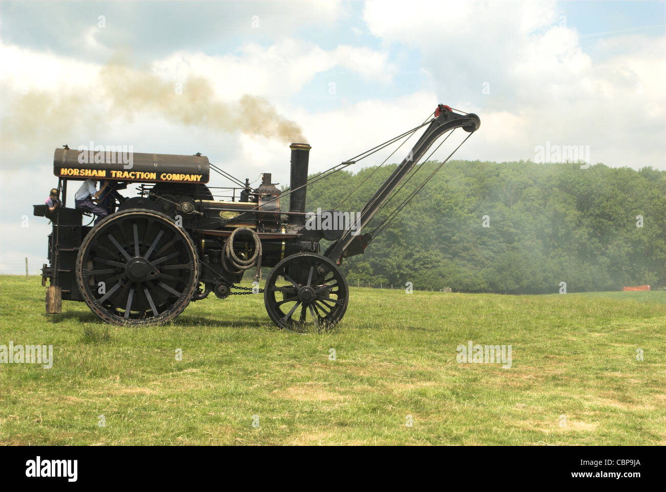 A Fowler 8nhp B5 Road Locomotive Crane Engine, built 1901 and pictured ...