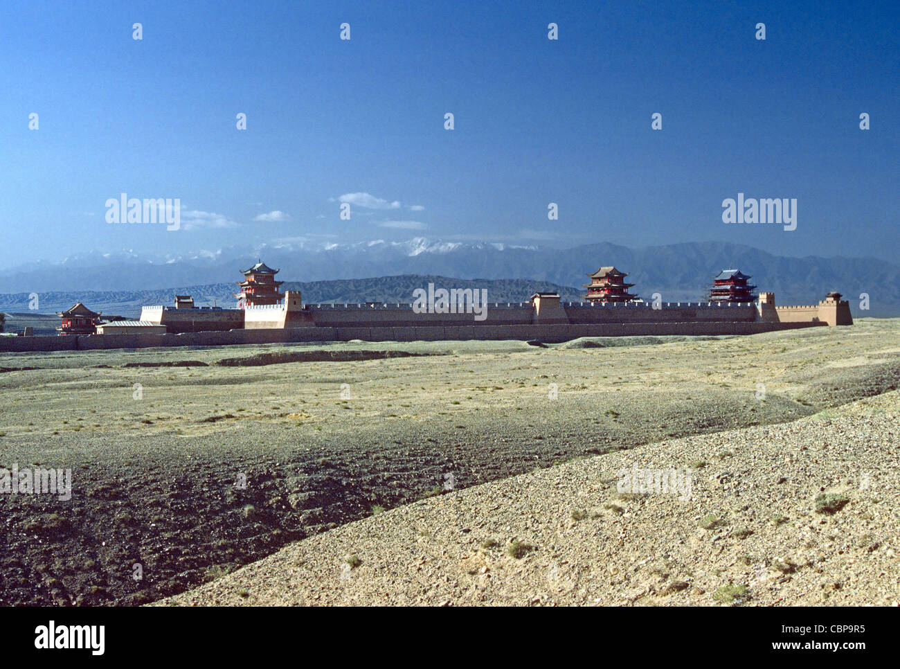 Ancient jiayuguan fort hi-res stock photography and images - Alamy