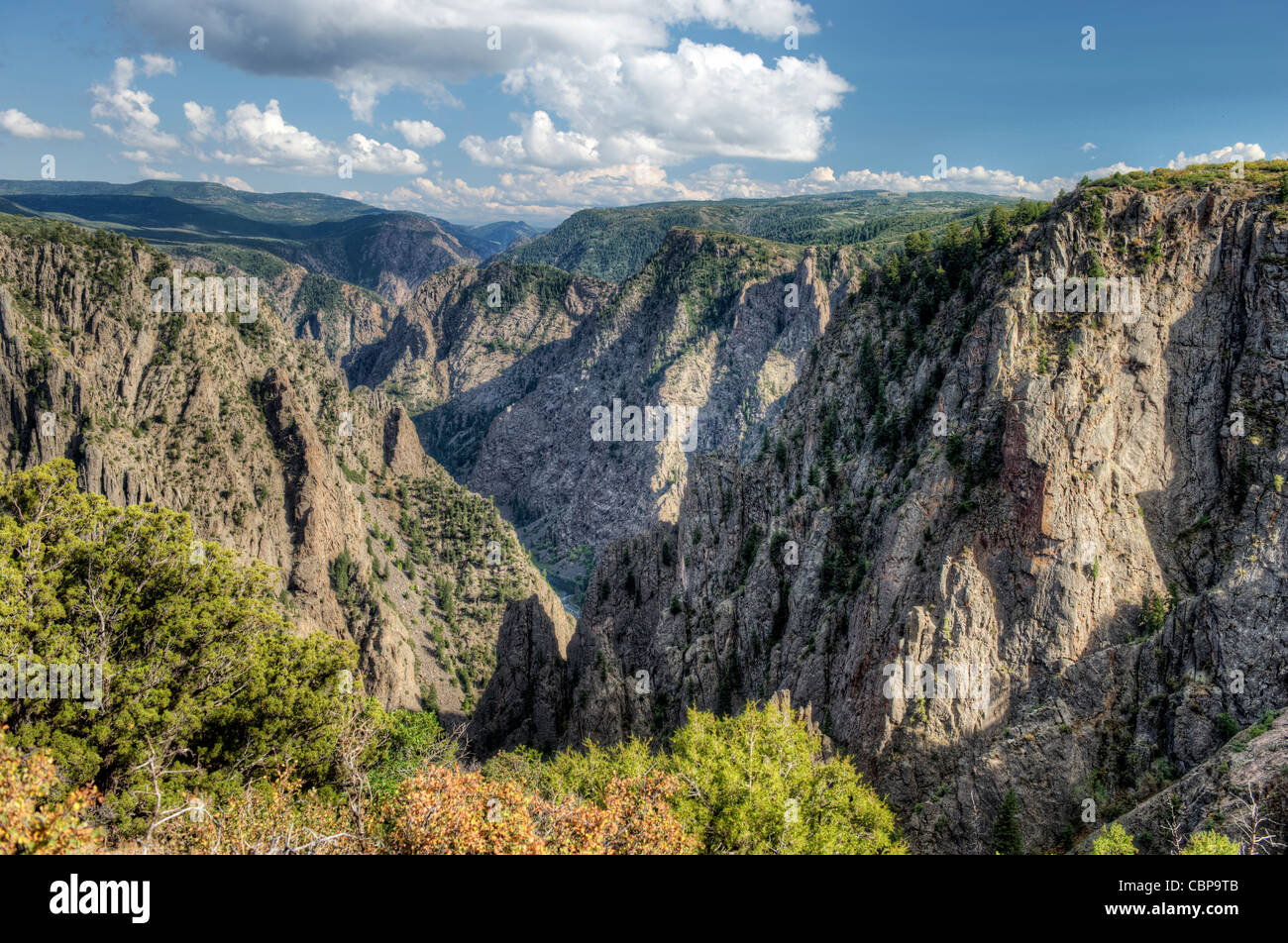 Tomichi Point overlook, Black Canyon Of The Gunnison National Park ...