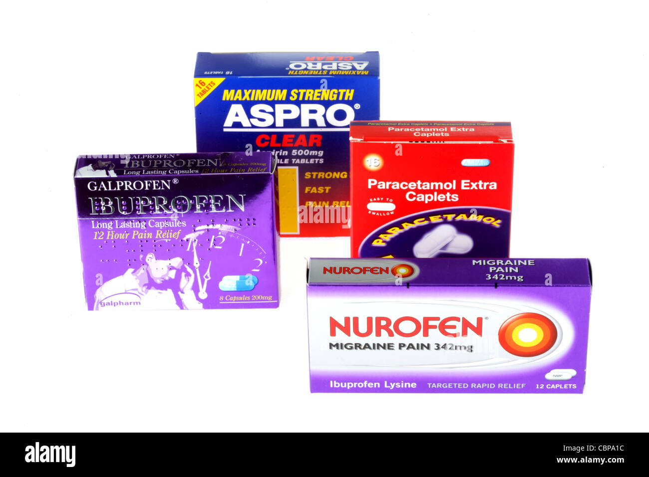 Pain Relief Tablets Stock Photo - Alamy