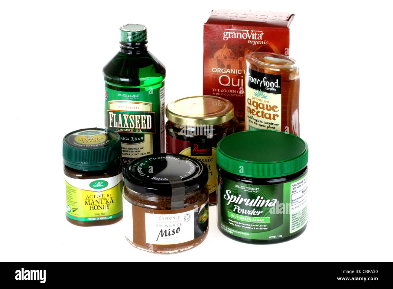 Selection Of Branded Popular Health Food Supplements Isolated Against A ...