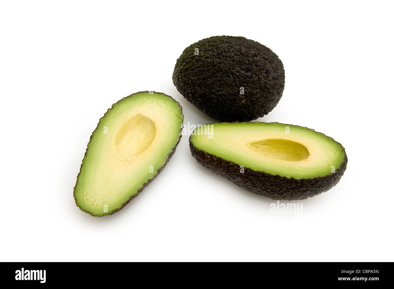 Avacado isolated on white Stock Photo - Alamy