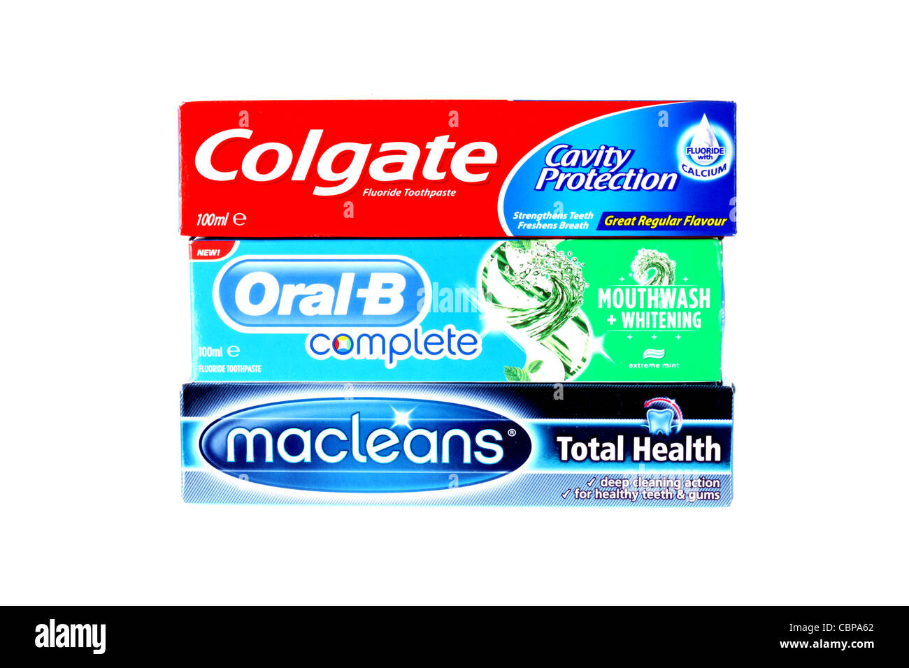Boxes of toothpaste hi-res stock photography and images - Alamy