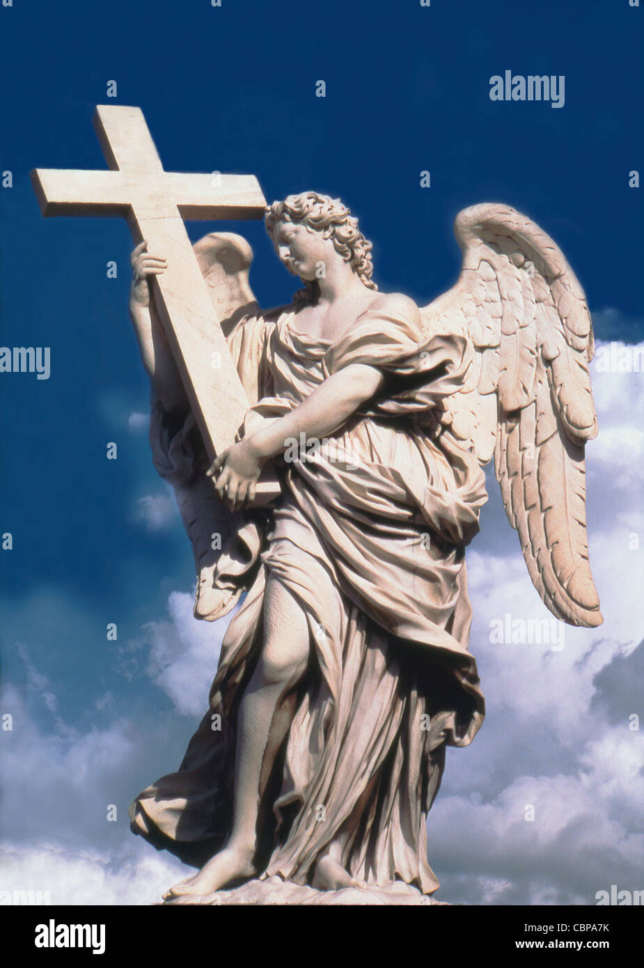 Castel sant angelo bernini statue hi-res stock photography and images ...