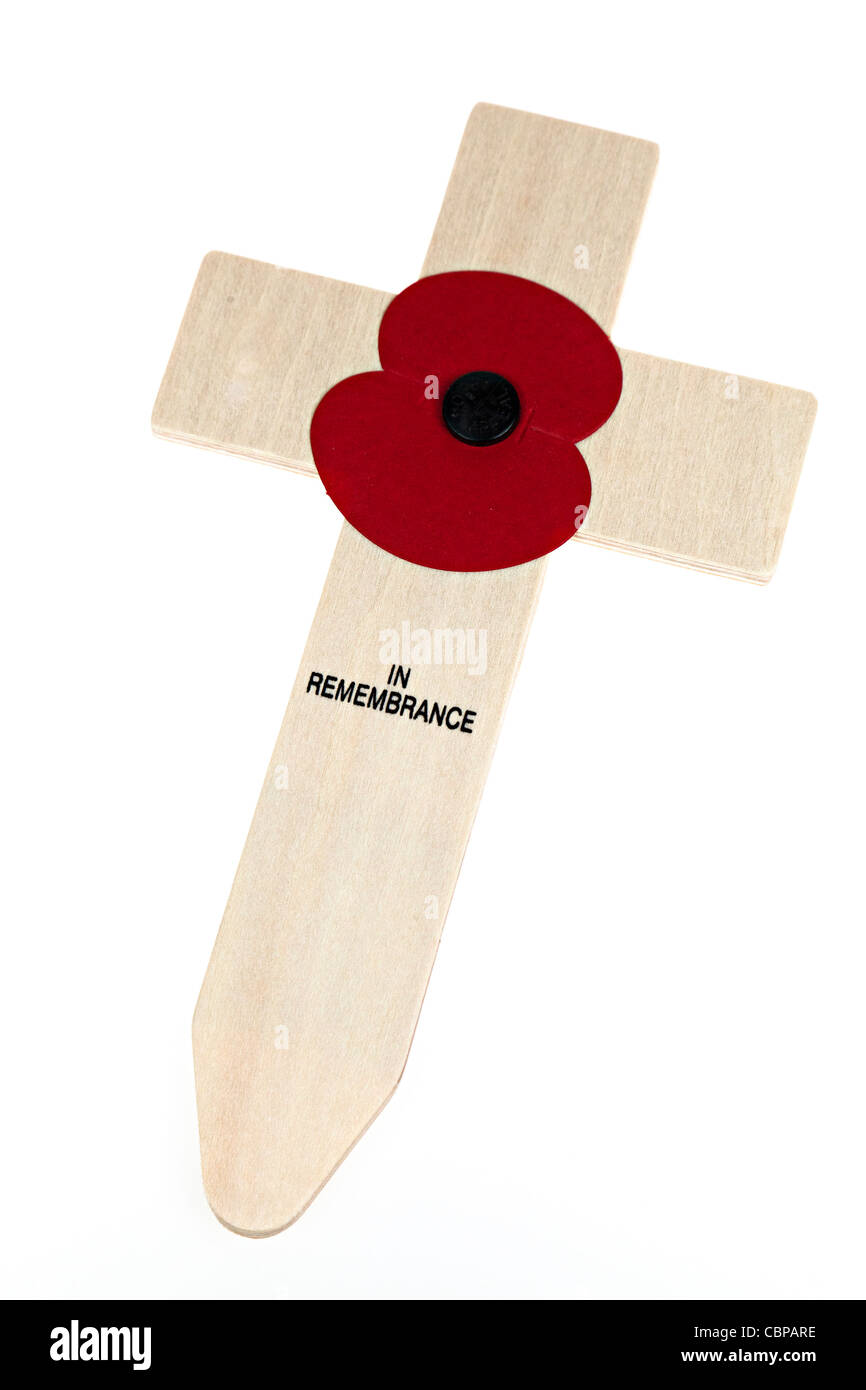 Poppy and cross hi-res stock photography and images - Alamy