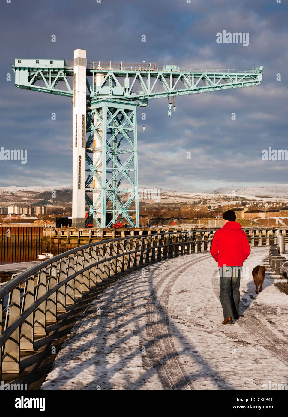 The Titan crane at the site of the former John Brown's shipyard ...