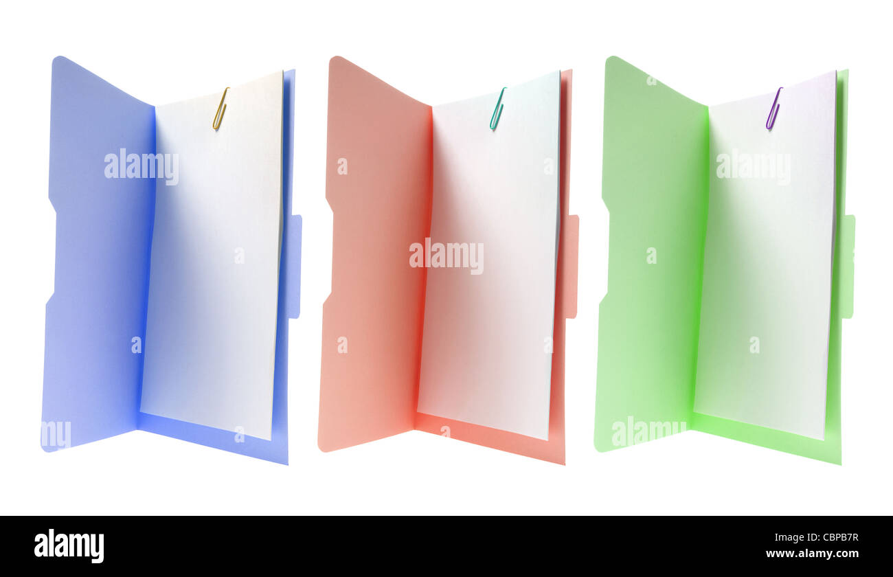Empty folders hi-res stock photography and images - Alamy