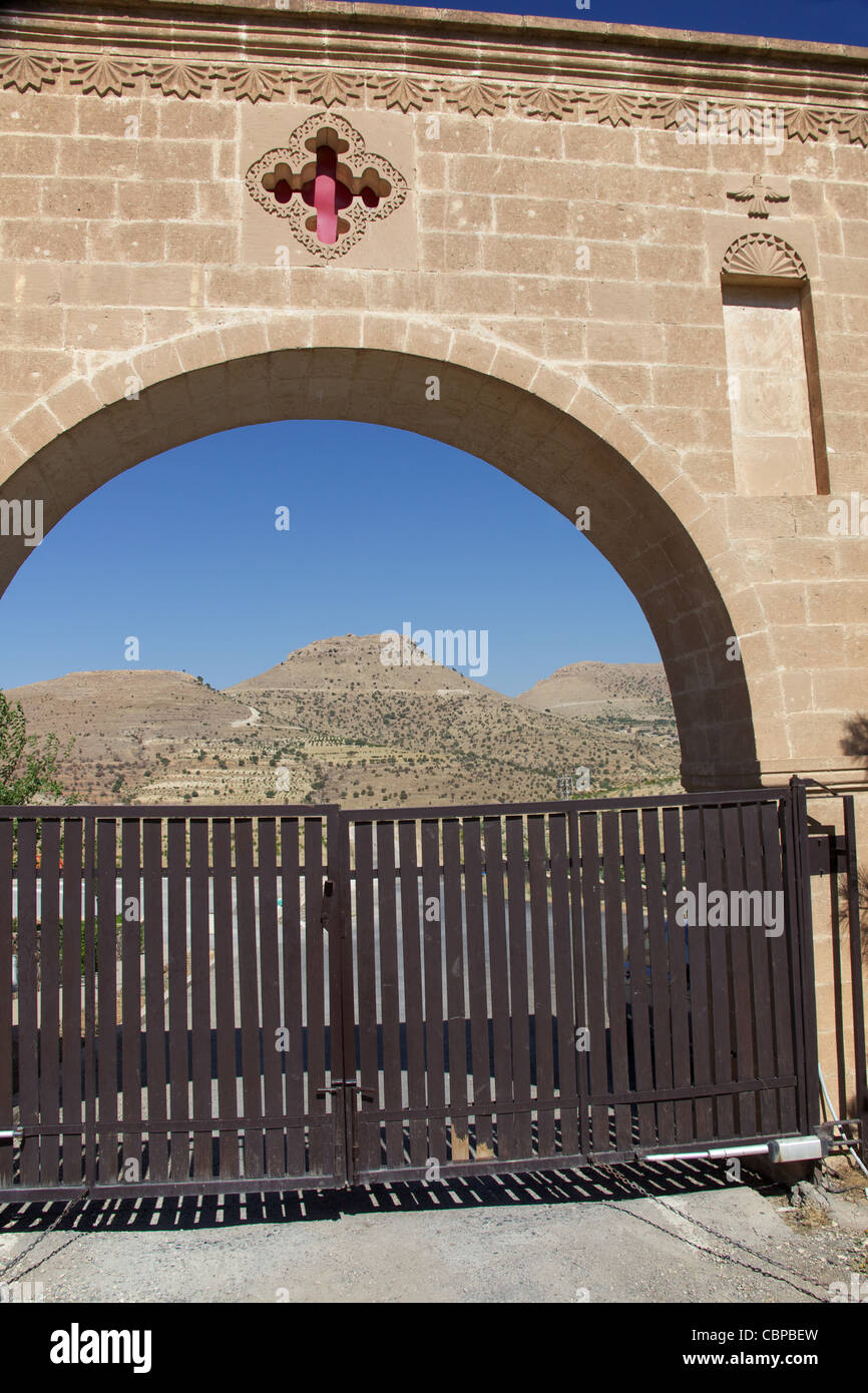 Gate of Saffron Monastery Near Mardin, Turkey Stock Photo - Alamy